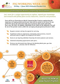 FIG Working Week 2023 - Downloads