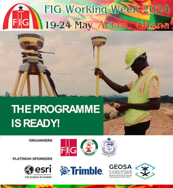 FIG Working Week 2024 - Register now - ensure your early bird rate